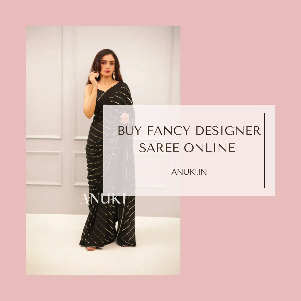 Buy fancy designer saree online in India - Buy Fancy saree blouse ...
