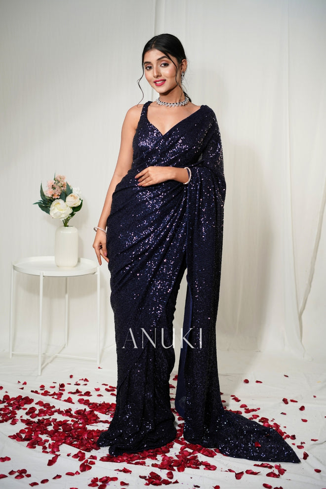 Buy Modern Sarees online | Shop Contemporary Sarees at Anuki.in