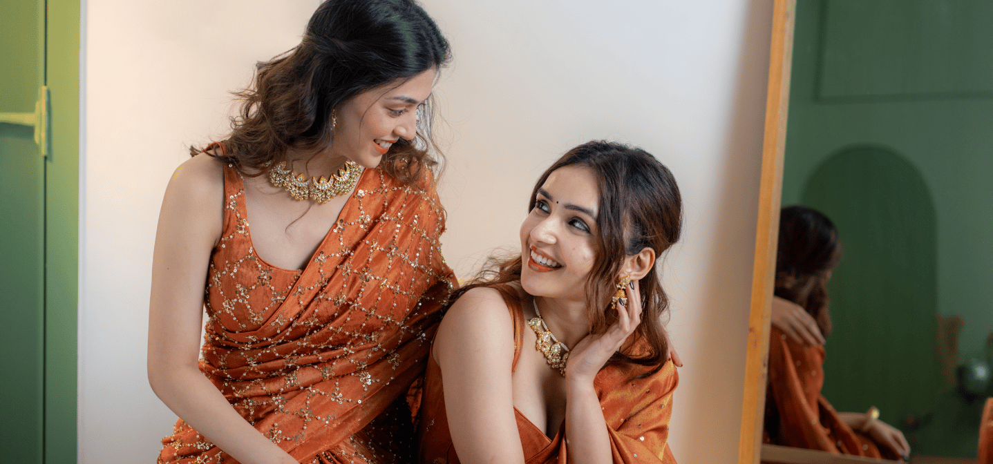 Buy Modern Sarees online | Shop Contemporary Sarees at Anuki.in